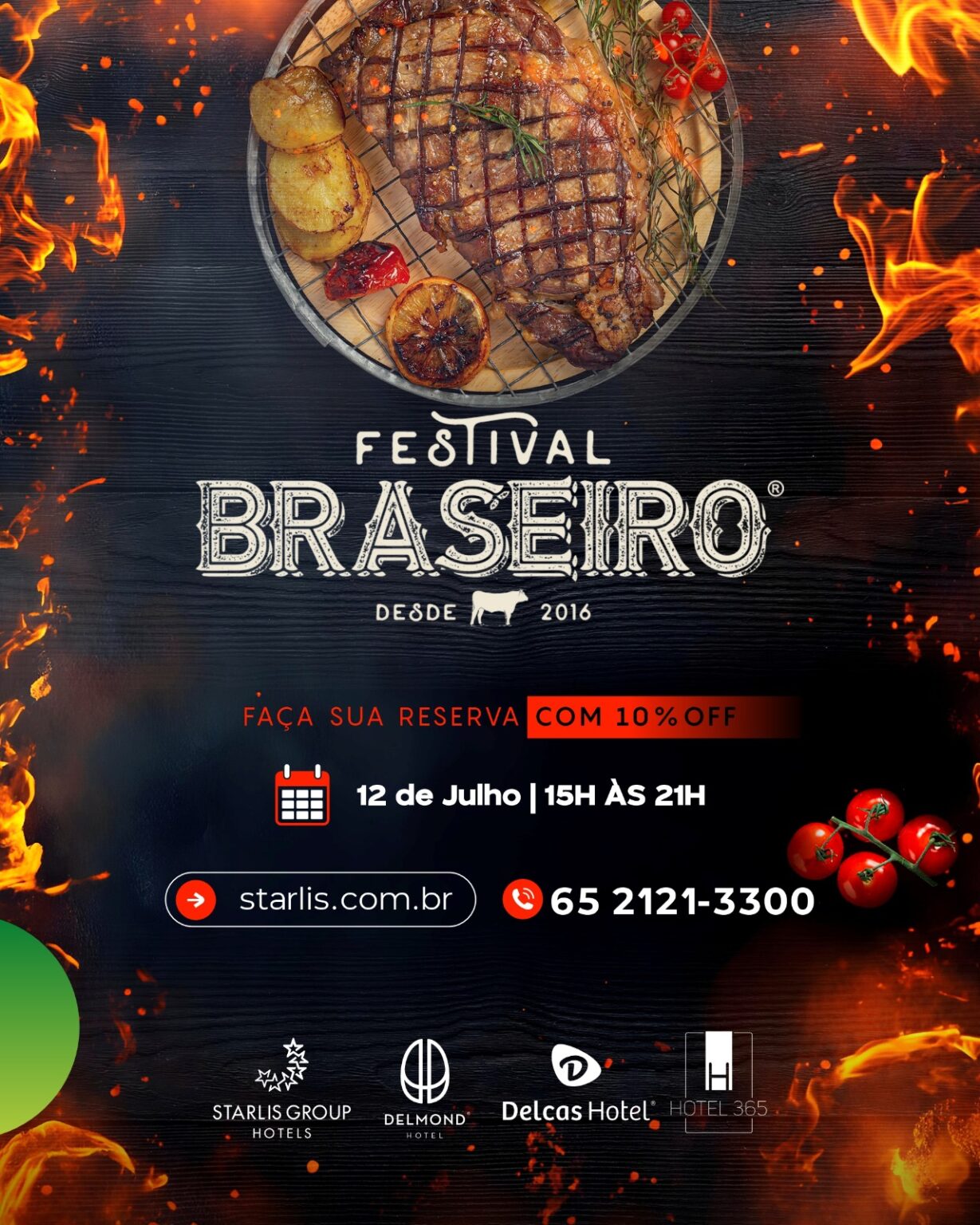 Viva o Festival Braseiro em Cuiabá com Estadia Premium na Rede Starlis ...